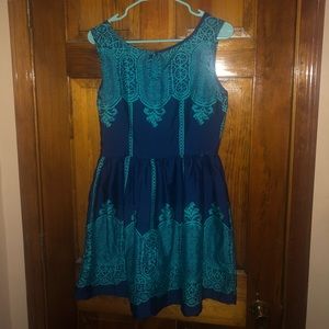 Dresses | Kohls Blue Dress | Poshmark
